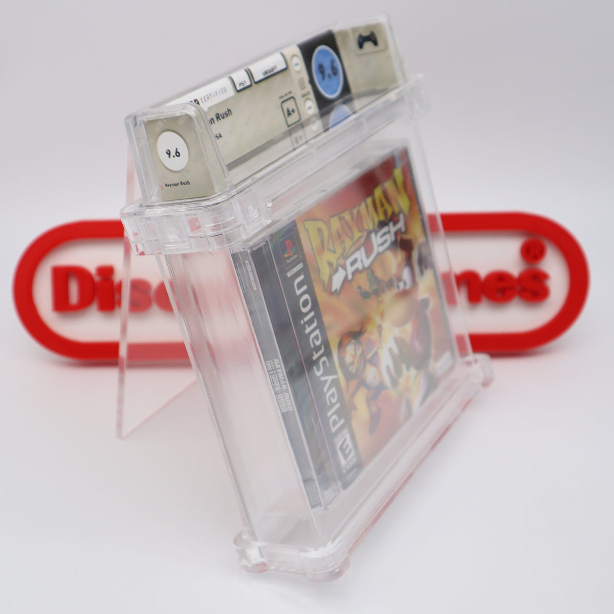 RAYMAN RUSH - WATA GRADED 9.6 A+! NEW & Factory Sealed! (PS1 PlayStati ...