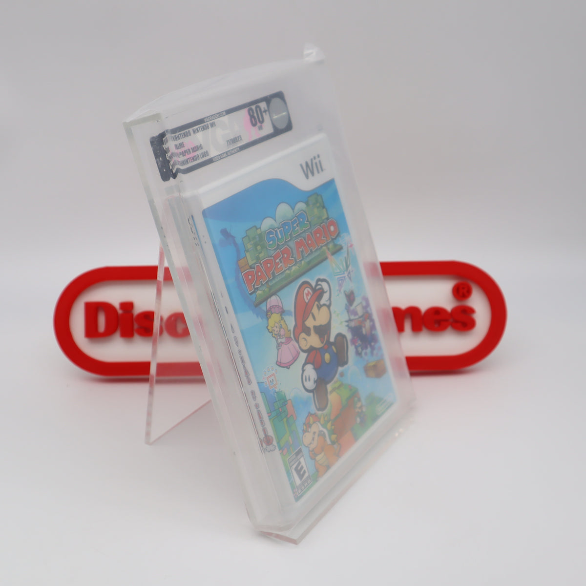 SUPER PAPER MARIO - VGA GRADED 80+ NM SILVER! NEW & Factory Sealed! (N ...
