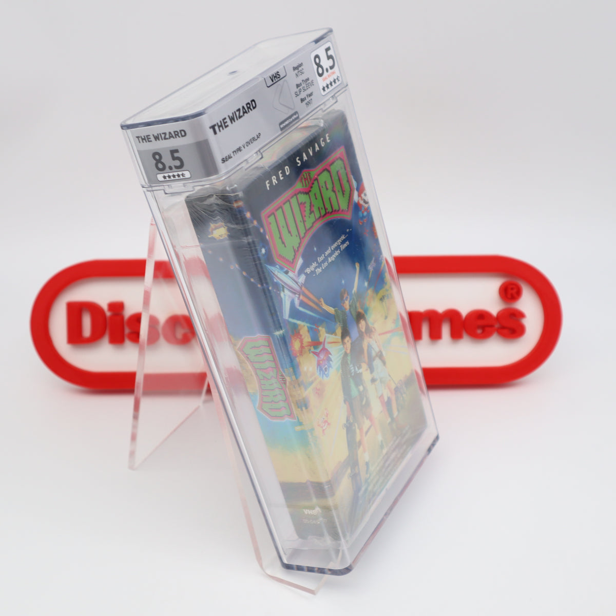 THE WIZARD (FRED SAVAGE/SUPER MARIO BROS. 3) REWIND GRADED 8.5 BOX & 4 ...