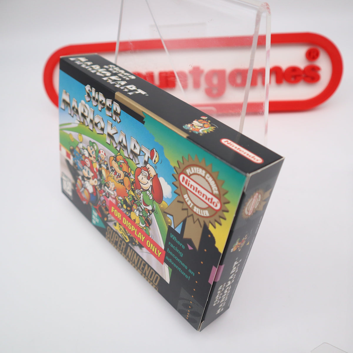 SUPER MARIO KART - FDO / FOR DISPLAY ONLY BOX (SNES Super Nintendo ...