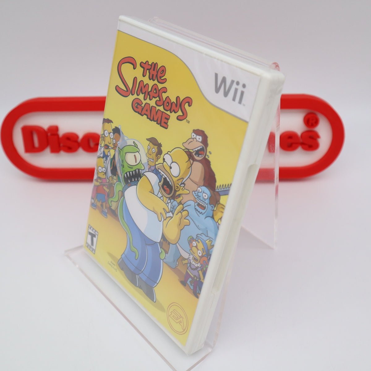 THE SIMPSONS GAME - NEW & Factory Sealed with Y-Fold Seam! (Nintendo W ...