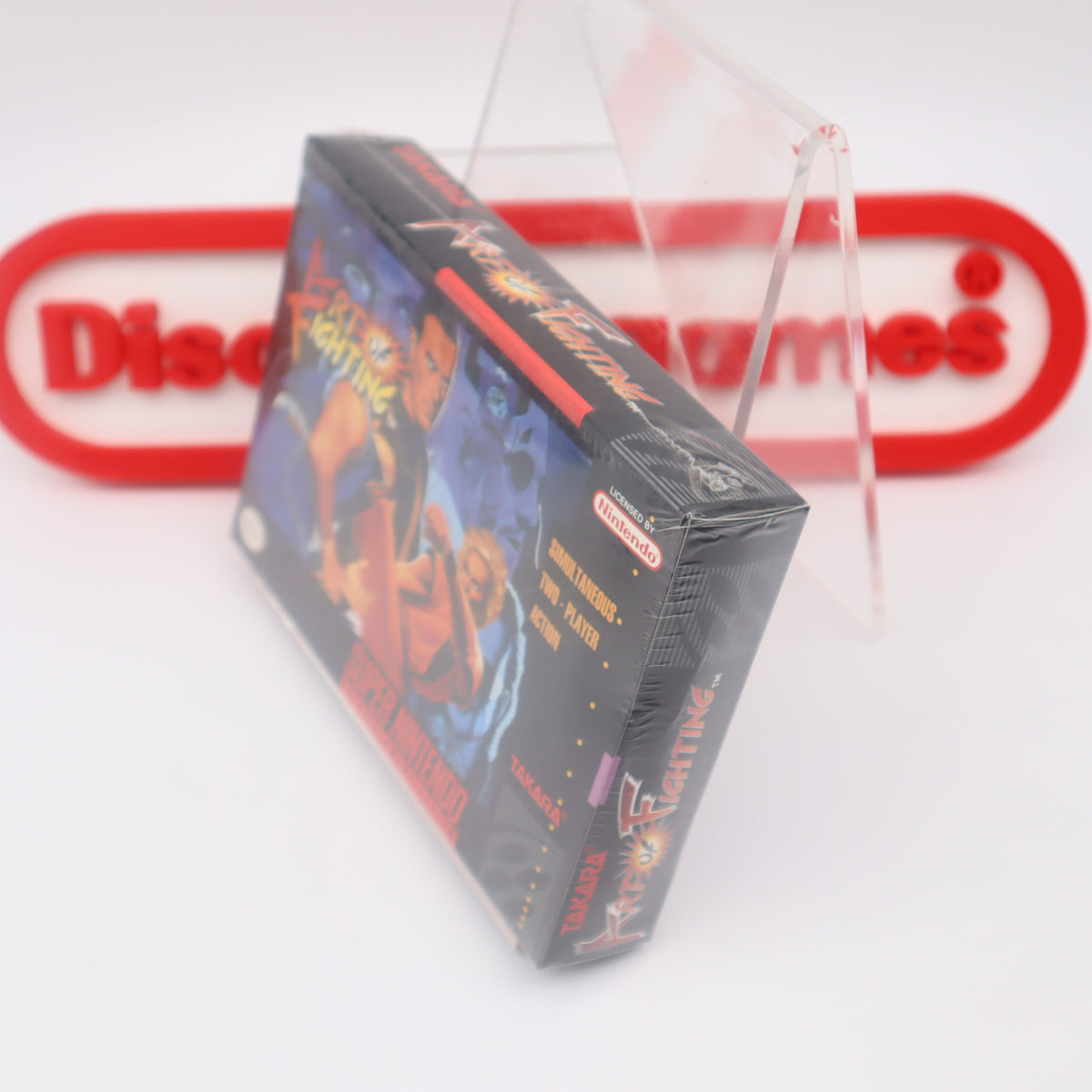 ART OF FIGHTING - NEW & Factory Sealed with Authentic V-Seam! (SNES Su ...