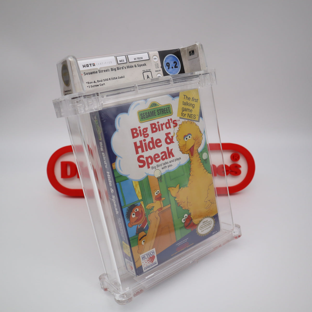 SESAME STREET: BIG BIRD'S HIDE & AND SPEAK - WATA GRADED 9.2 A! NEW ...