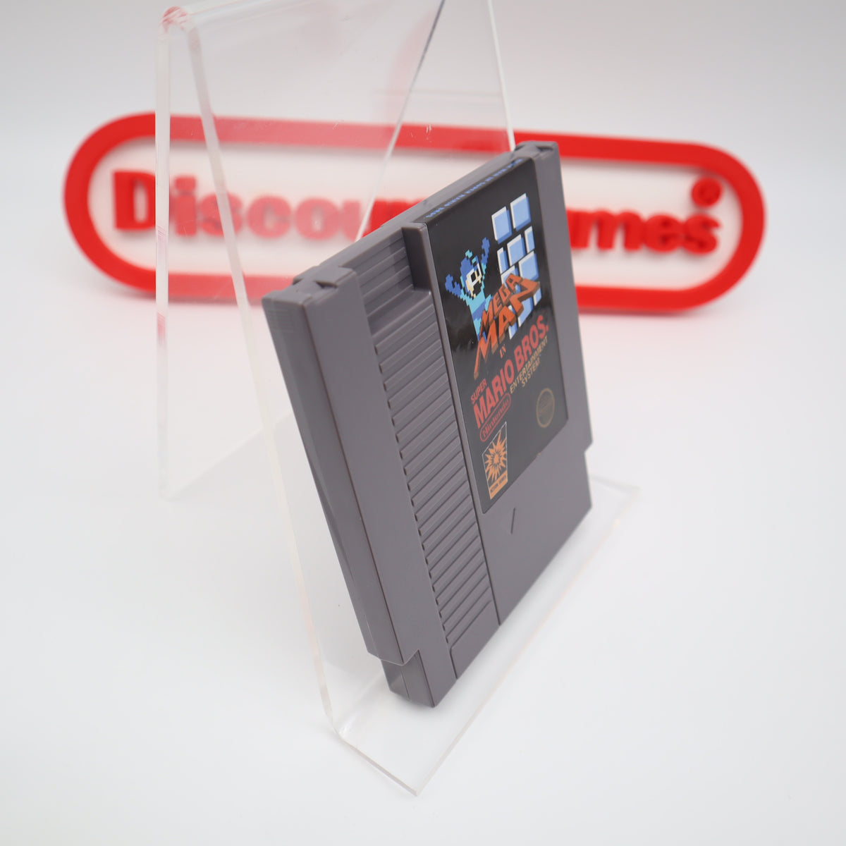 MEGA MAN IN SUPER MARIO BROS. - Cleaned & Tested! (NES Nintendo) US SE ...