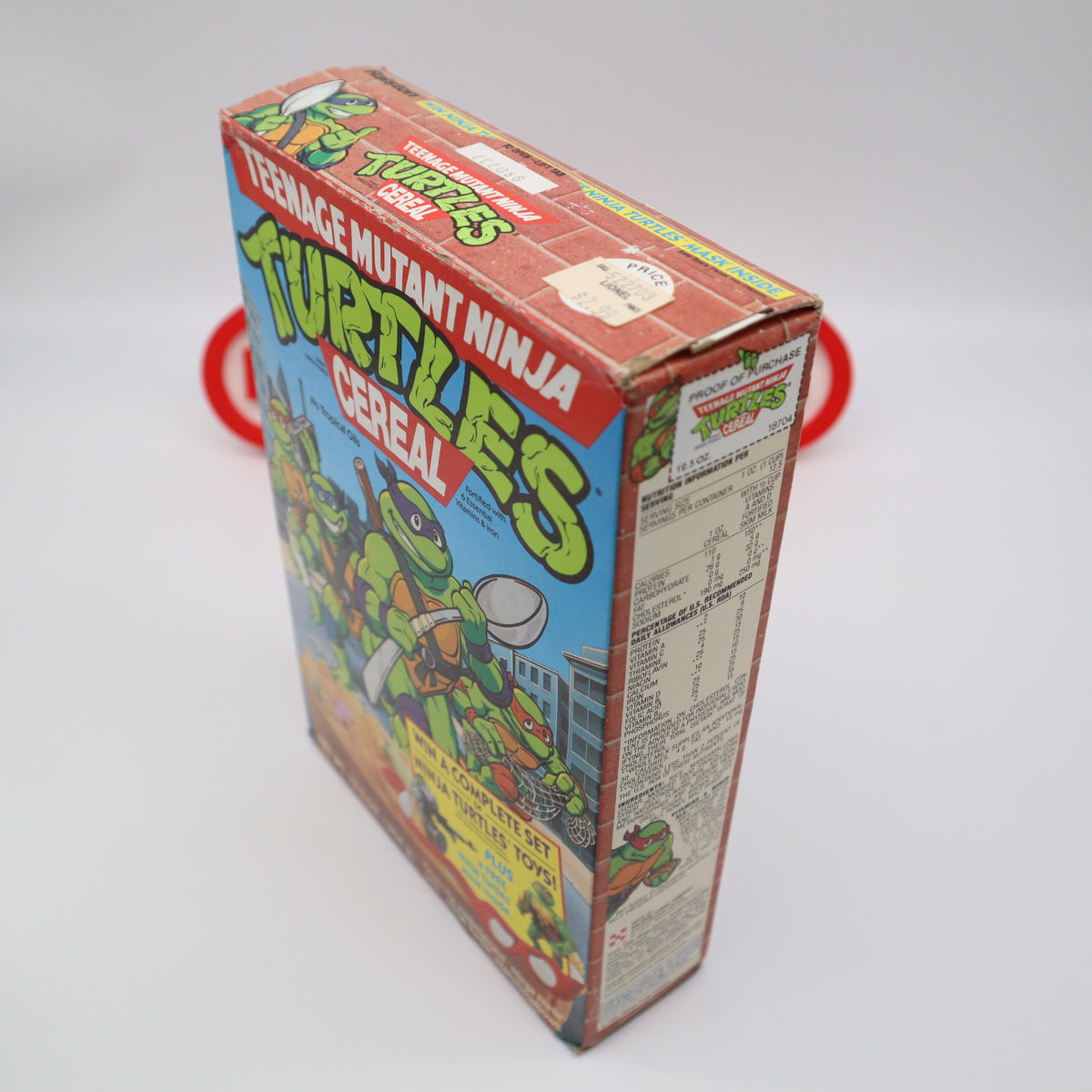 1990 UNOPENED BOX OF TEENAGE MUTANT NINJA TURTLES CEREAL - NEW & Facto ...