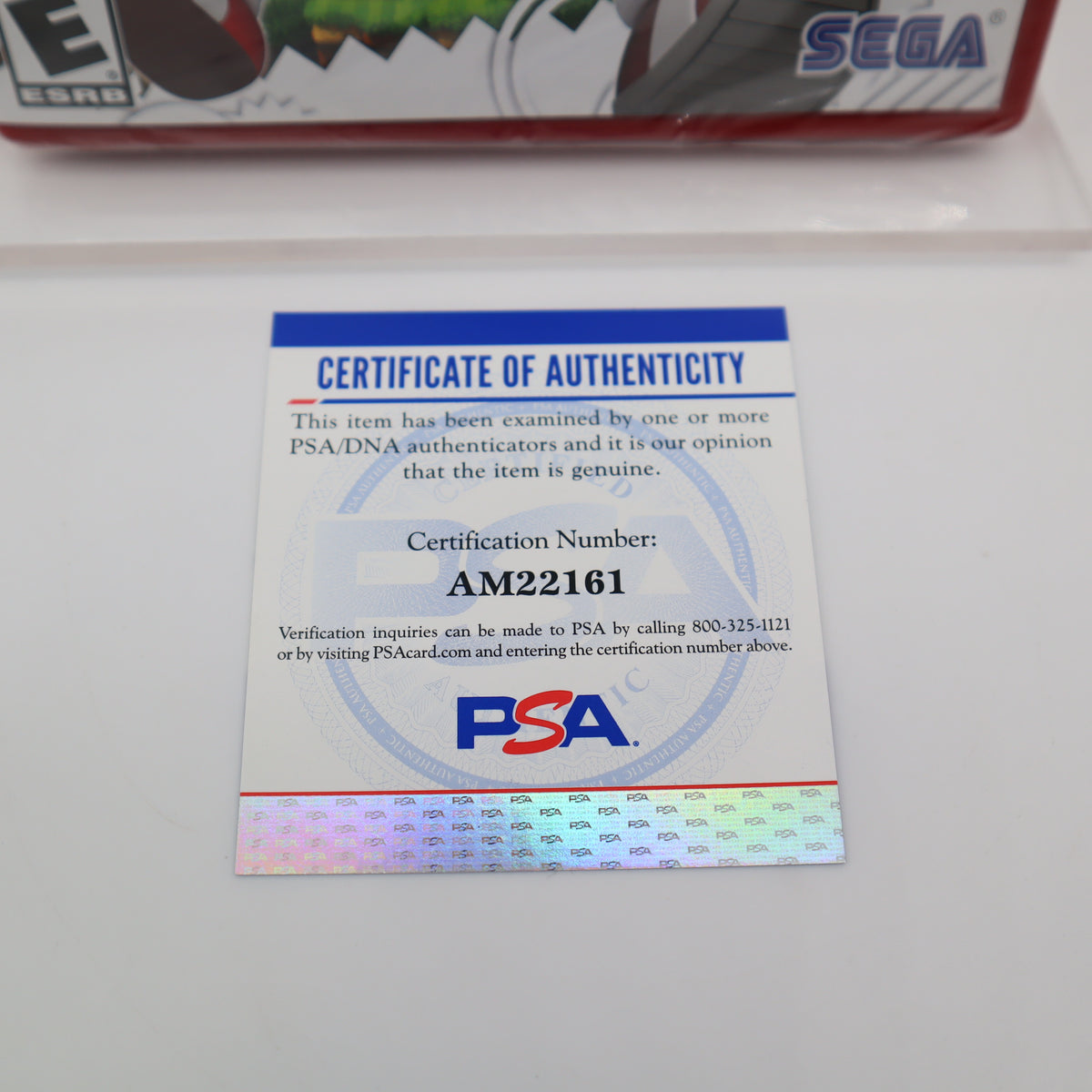 PSA AUTOGRAPHED - SONIC THE HEDGEHOG GENERATIONS - NEW & Factory Seale ...