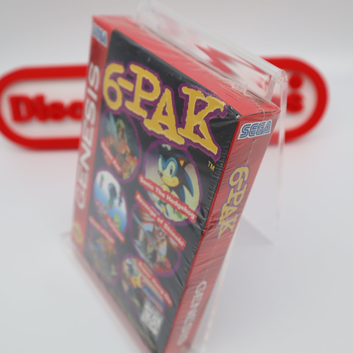 6-PAK SONIC THE HEDGEHOG, COLUMNS, STREETS OF RAGE +3 NEW & Factory Se ...